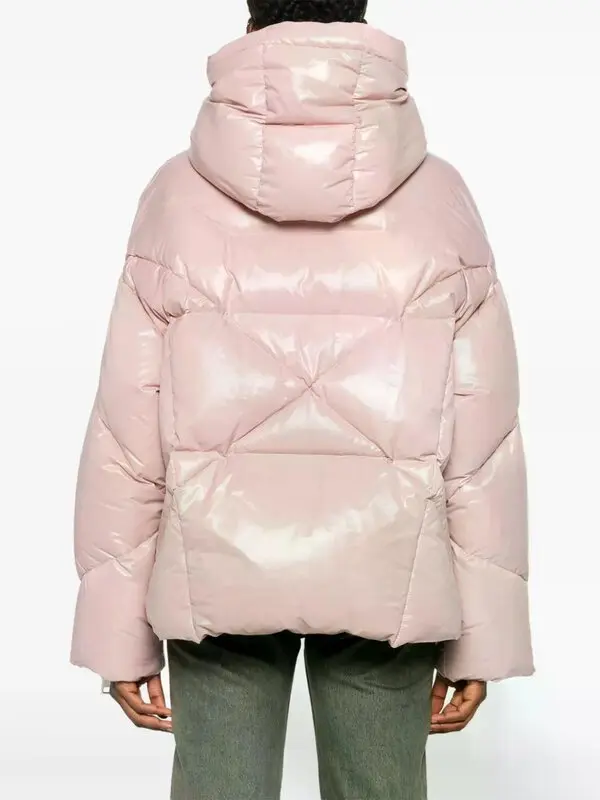 Khrisjoy Shiny Puffer Jacket - Pink