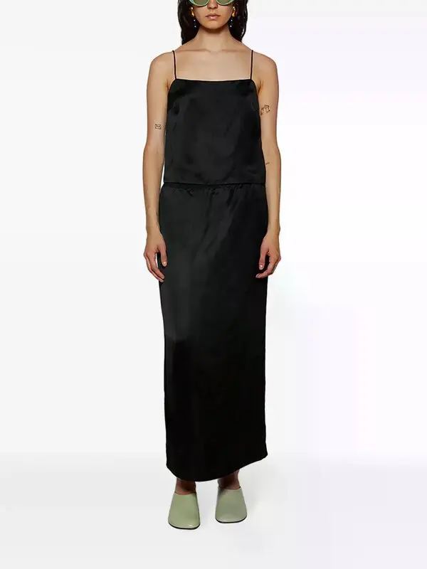 Wardrobe.NYC Sleeveless Satin Top