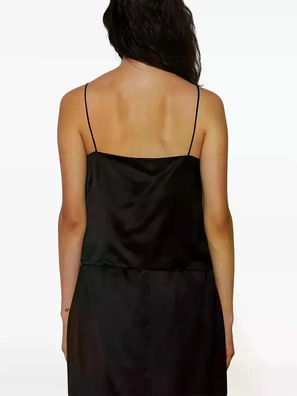 Wardrobe.NYC Sleeveless Satin Top