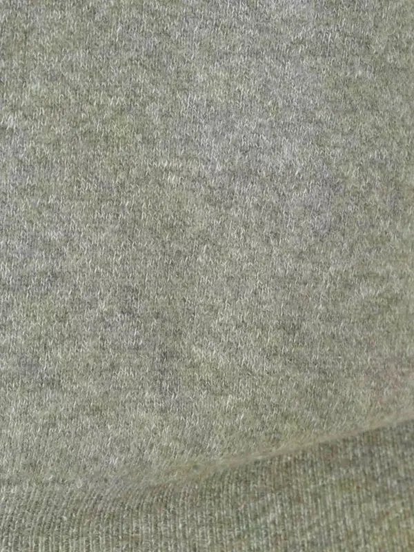 Fedeli Heather Mélange Effect Crew Neck Jumper
