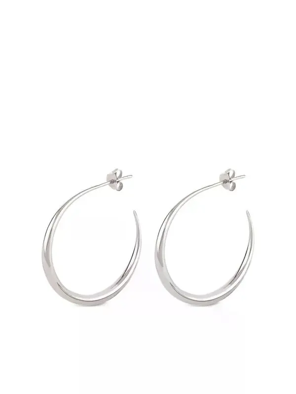 DINNY HALL Signature Hera Hoop Earrings - Silver