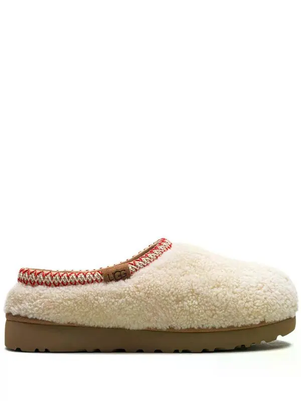 UGG Tasman Maxi Curly Slippers - Neutrals
