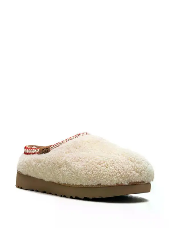 UGG Tasman Maxi Curly Slippers - Neutrals