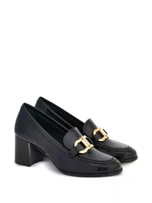 FERRAGAMO 60mm Gancini-buckle Patent Leather Pumps