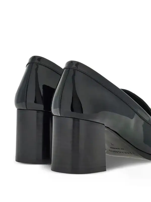 FERRAGAMO 60mm Gancini-buckle Patent Leather Pumps