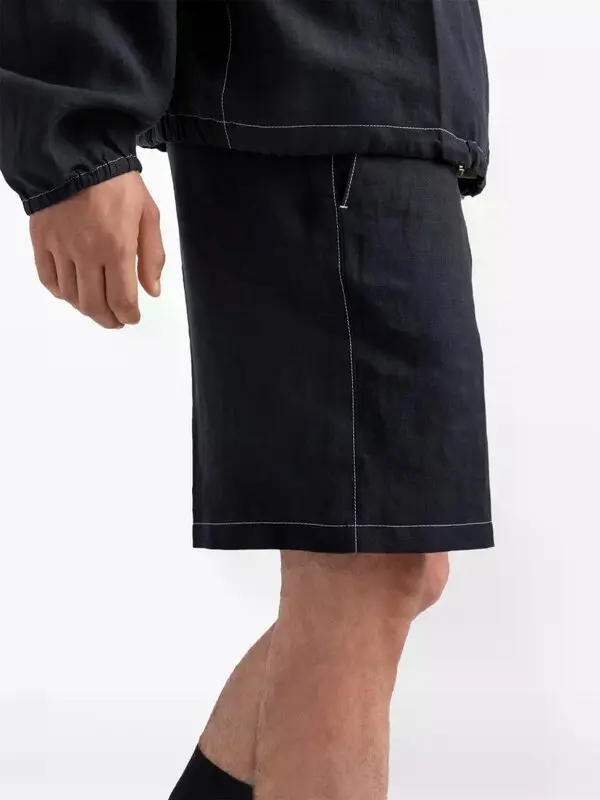 Prada Logo-patch Bermuda Shorts
