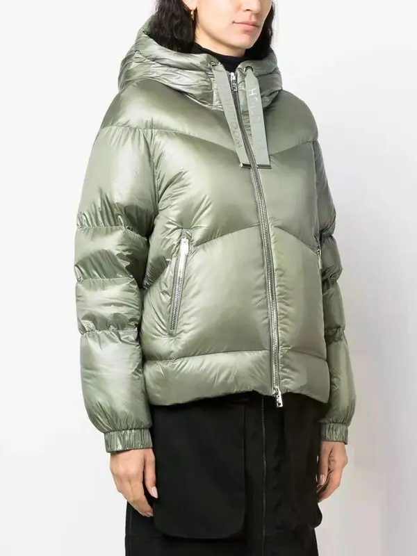 Woolrich Aliquippa Short Puffer Jacket - Green