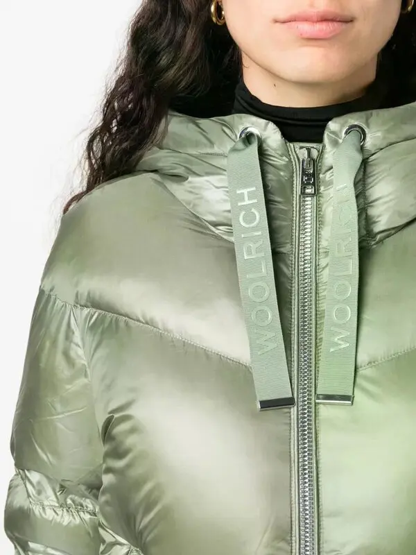 Woolrich Aliquippa Short Puffer Jacket - Green