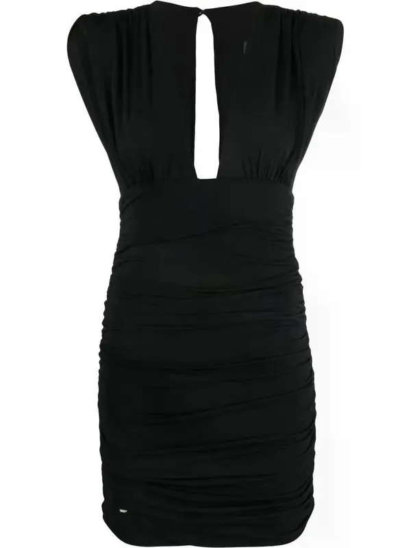 Philipp Plein Wrinkles Ruffle-detail Mini Dress