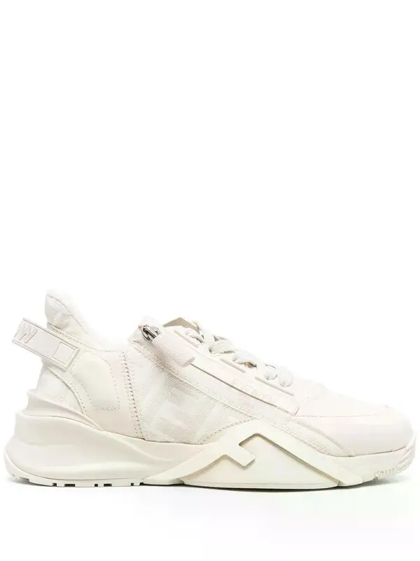 Fendi Logo-print Leather Sneakers