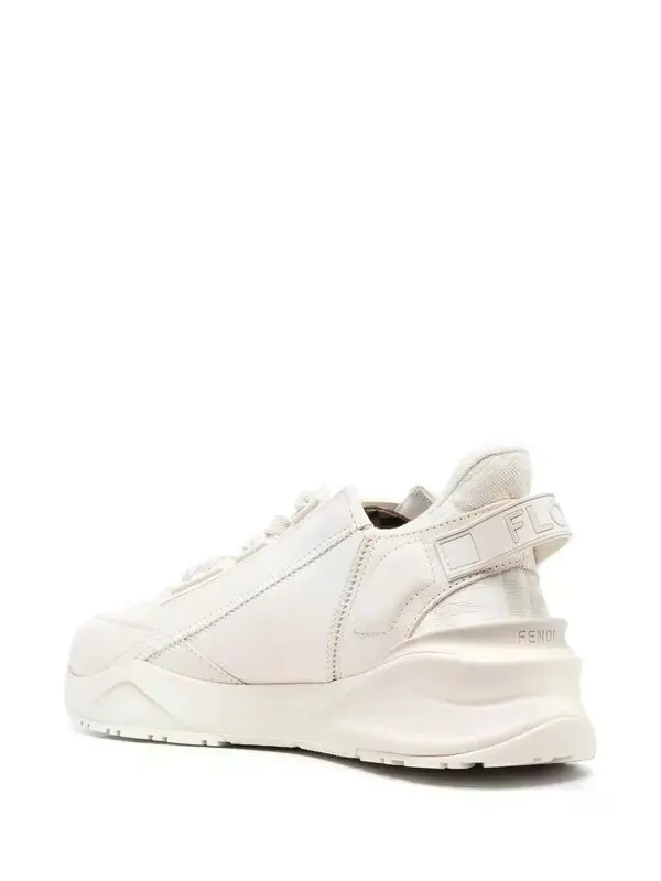 Fendi Logo-print Leather Sneakers