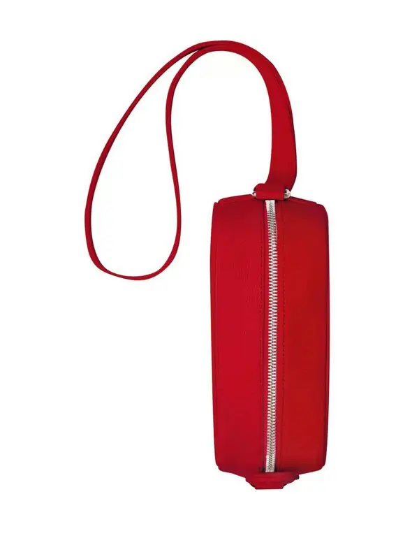 COURREGES Reedition Leather Camera Bag - Red