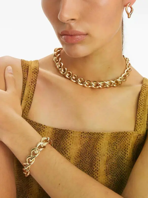 Tory Burch Tone Wishbone Chain Bracelet