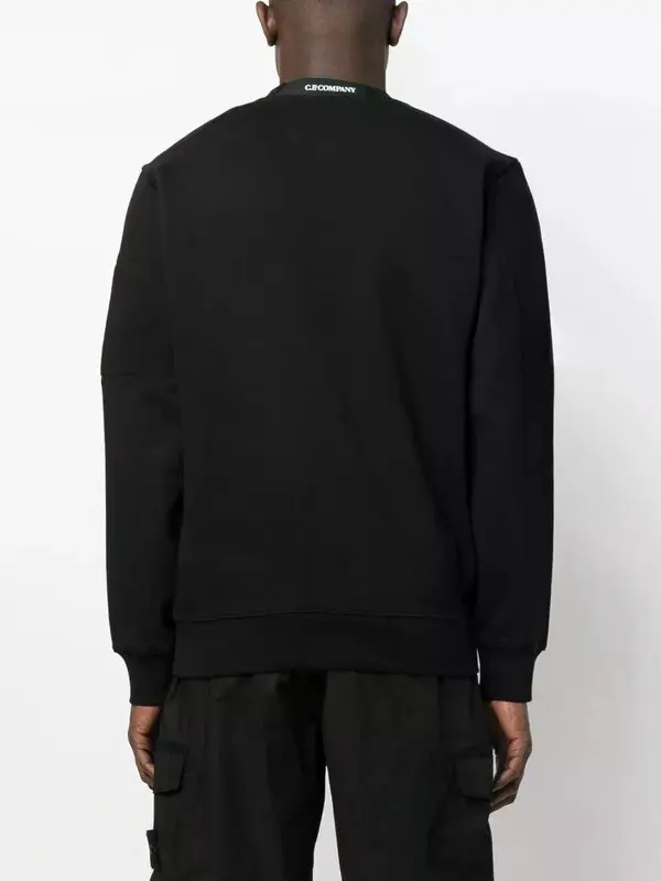 C.P. COMPANY Logo-patch Cotton Sweatshirt