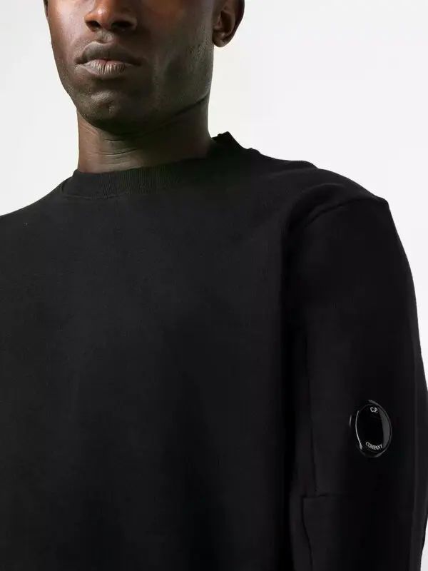 C.P. COMPANY Logo-patch Cotton Sweatshirt