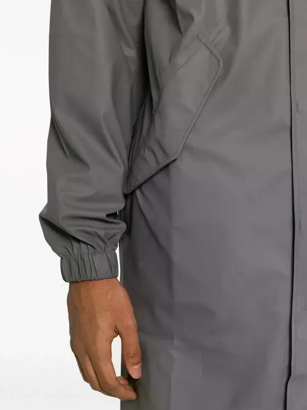 Rains Fishtail Coated Parka With Drawstring Hood