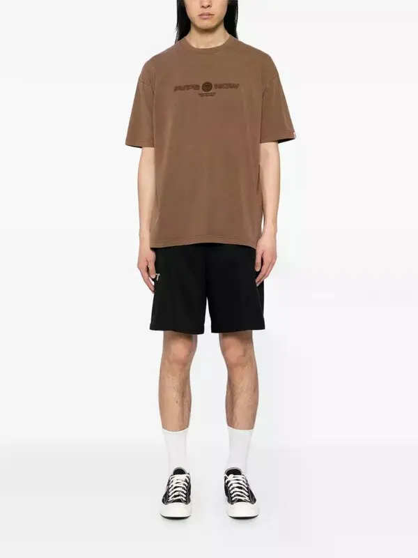AAPE BY *A BATHING APE Logo Embroidered T-shirt