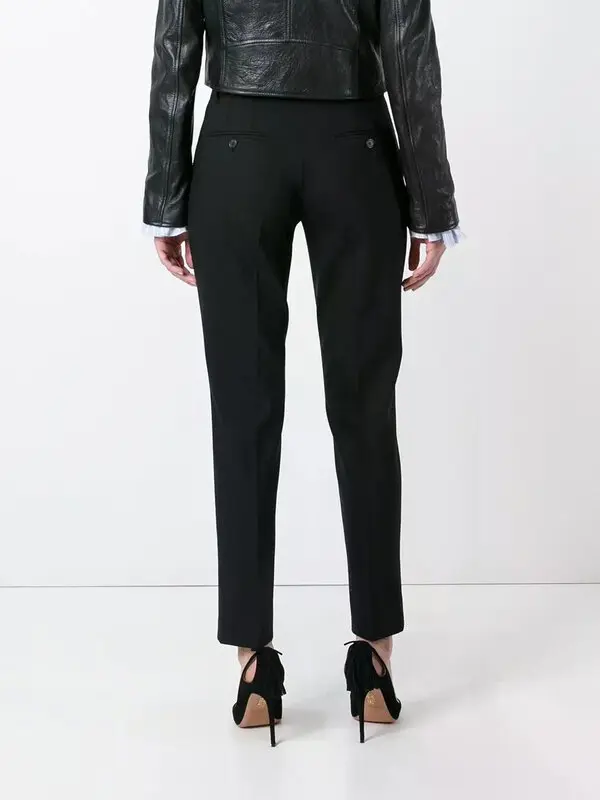 Dolce & Gabbana Slim-cut Tailored Trousers - Black
