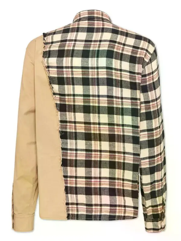 Dsquared2 Checked Patchwork Shirt