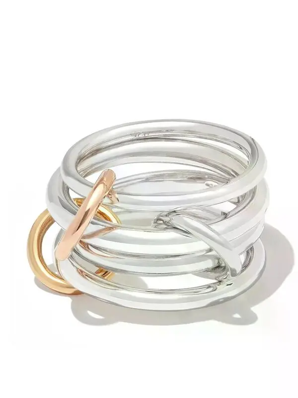 SPINELLI KILCOLLIN 18kt Gold And Sagittarius Stacking Ring - Silver