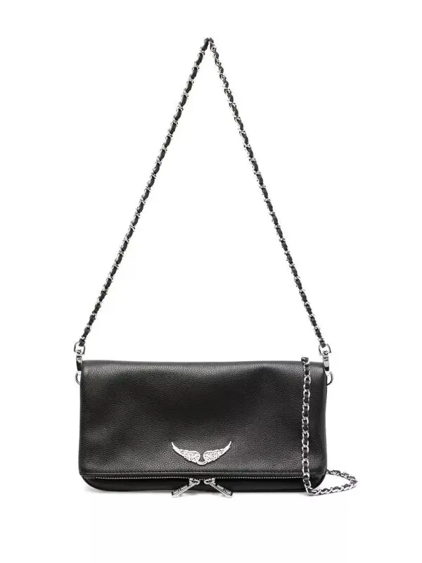 Zadig&Voltaire Rock Leather Shoulder Bag - Black