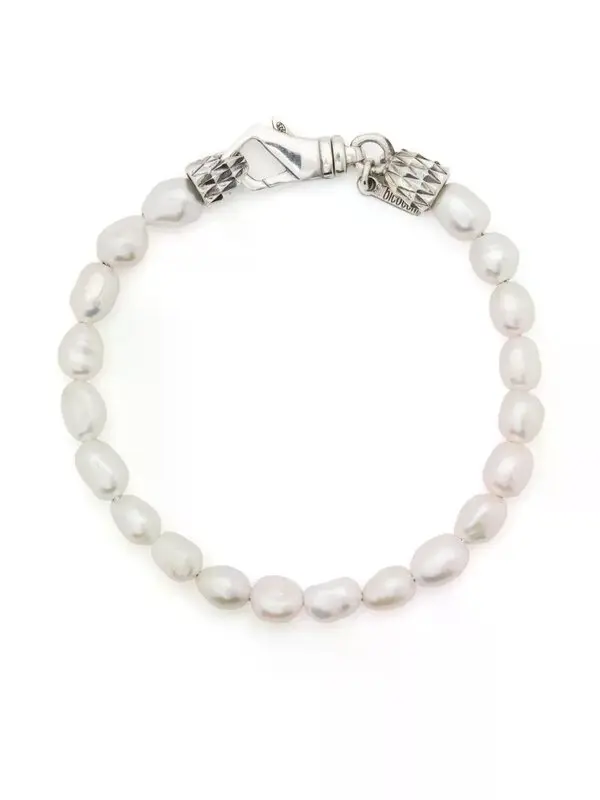 Emanuele Bicocchi Baroque Pearl Sterling Bracelet - Silver