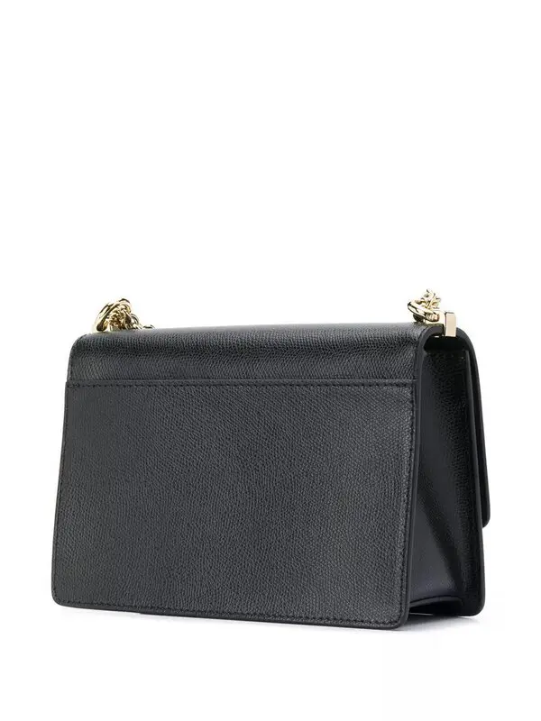 Furla Crossbody Bag With Gold Hardware - Black