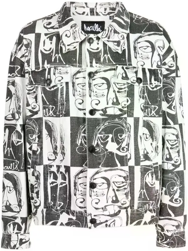 HACULLA. Chess Denim Jacket - Black