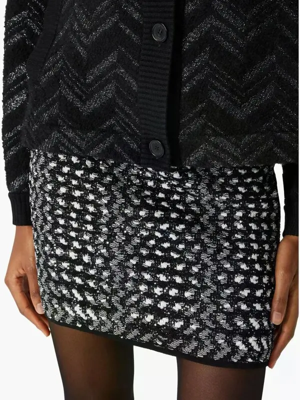 Missoni Zigzag Lamé Mini Skirt