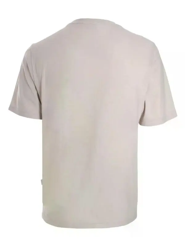 LARDINI Crew-neck Plain T-shirt - Neutrals