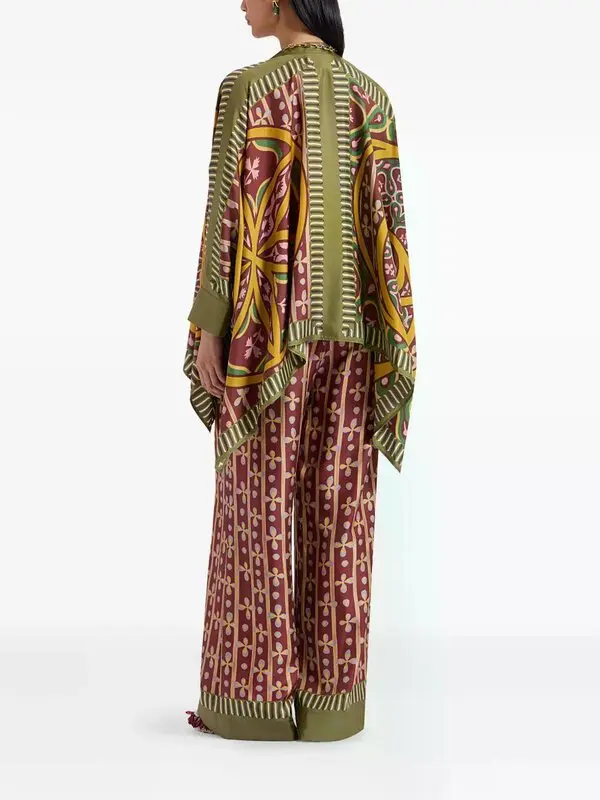 La DoubleJ Graphic-print Palazzo Pants - Red