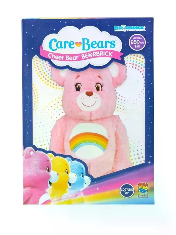 MEDICOM TOY X Care Bears Cheer Bear Costume Version Be@rbrick Figure