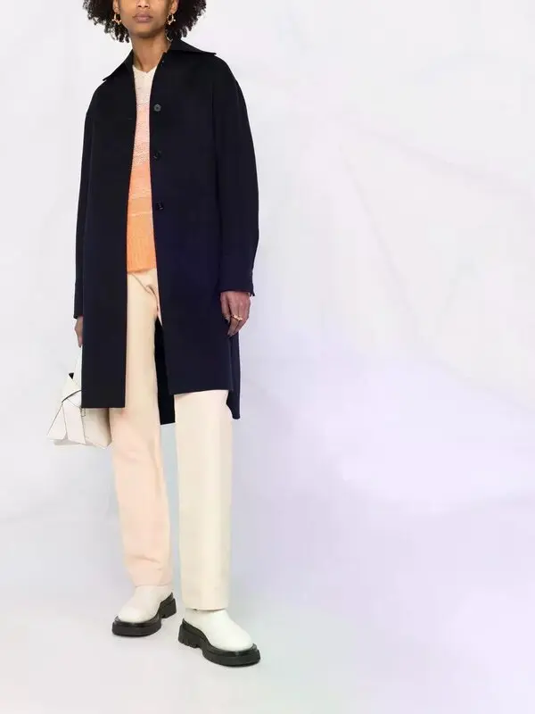 JIL SANDER Button-front Cashmere Coat