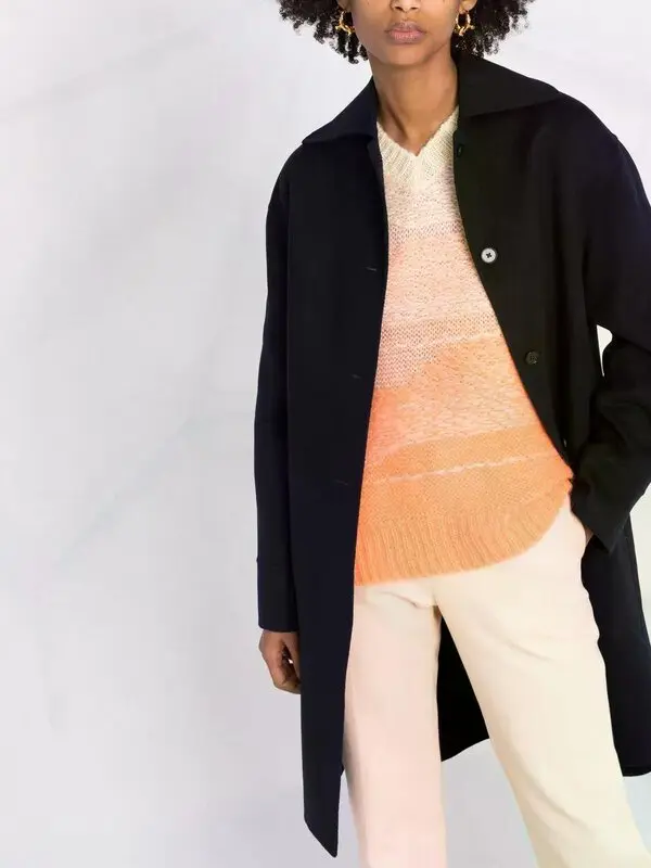 JIL SANDER Button-front Cashmere Coat