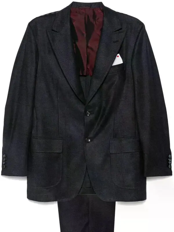 Kiton Checkered Suit