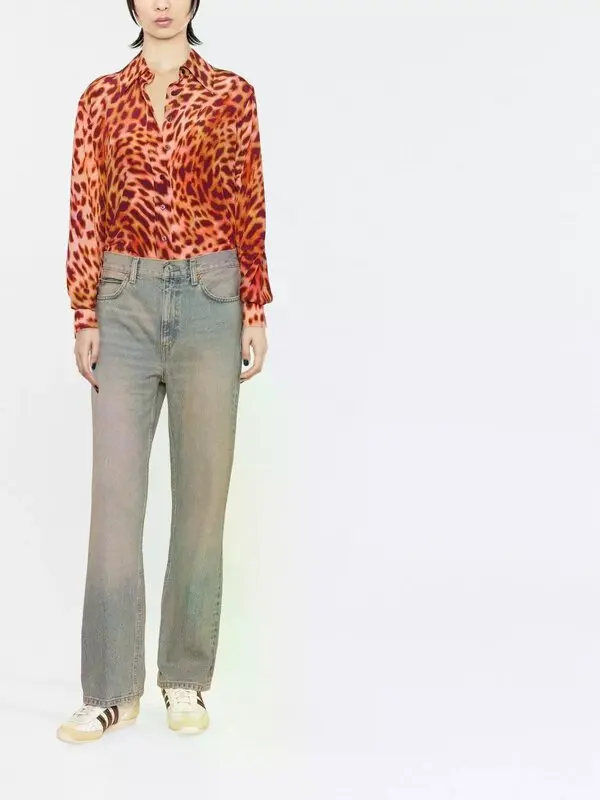Stella McCartney Leopard-print Silk Shirt