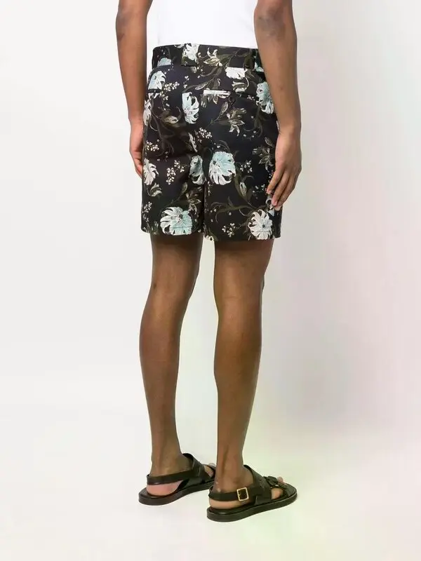 Erdem Floral Print Chino Shorts