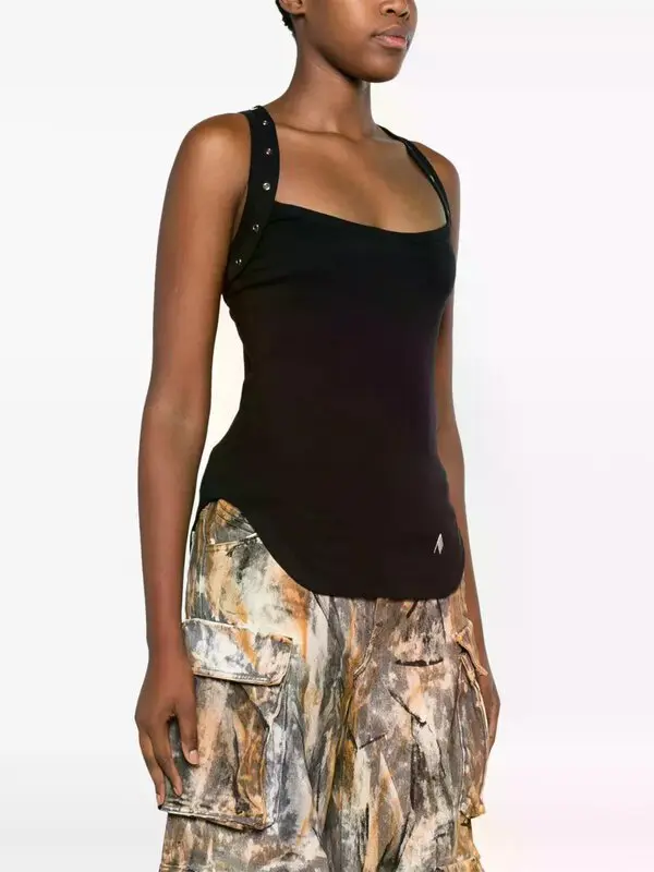 Attico Lace-up Racerback Tank Top