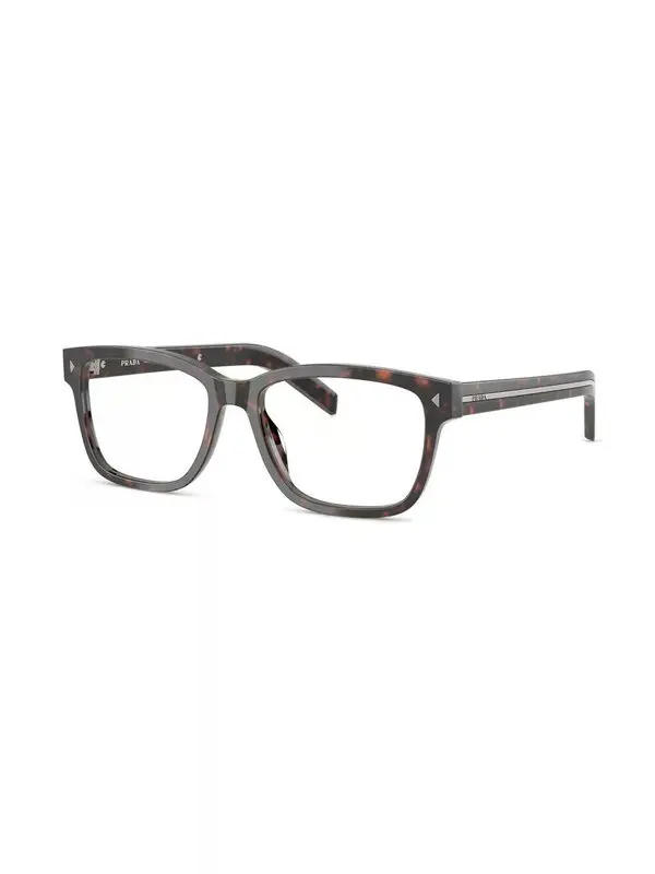 Prada Square-frame Glasses - Brown
