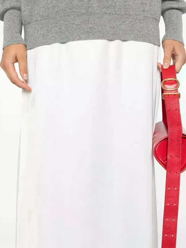 Peserico Satin Maxi Skirt