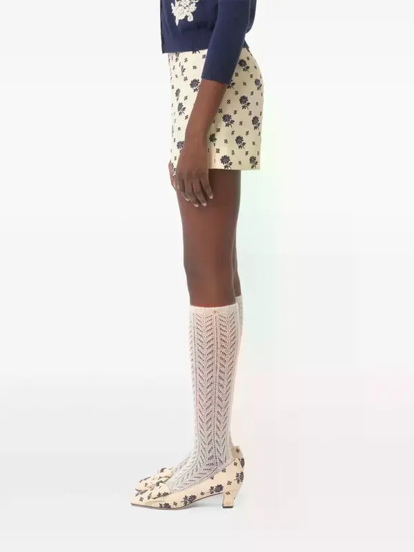 Valentino Garavani Floral Printed Shorts
