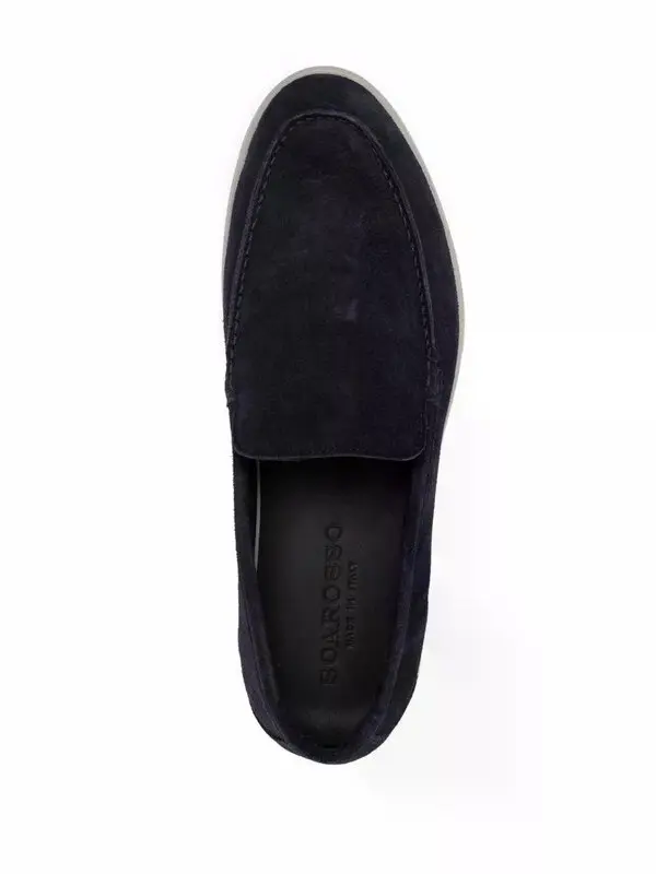 SCAROSSO Ludovica Suede Loafers - Blue