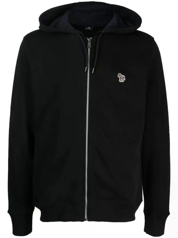 Paul Smith Zipped Organic Cotton Hoodie