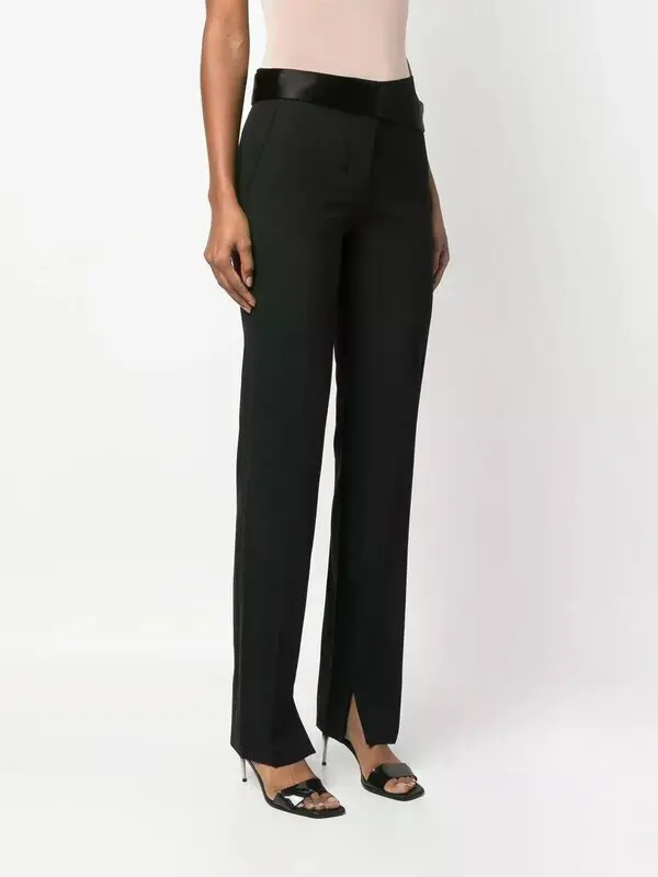 Stella McCartney Satin-waistband Detail Trousers
