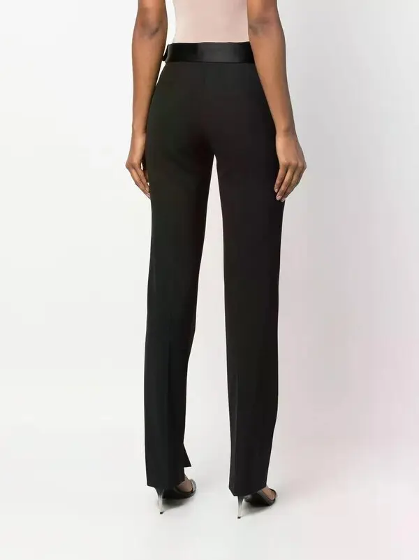 Stella McCartney Satin-waistband Detail Trousers