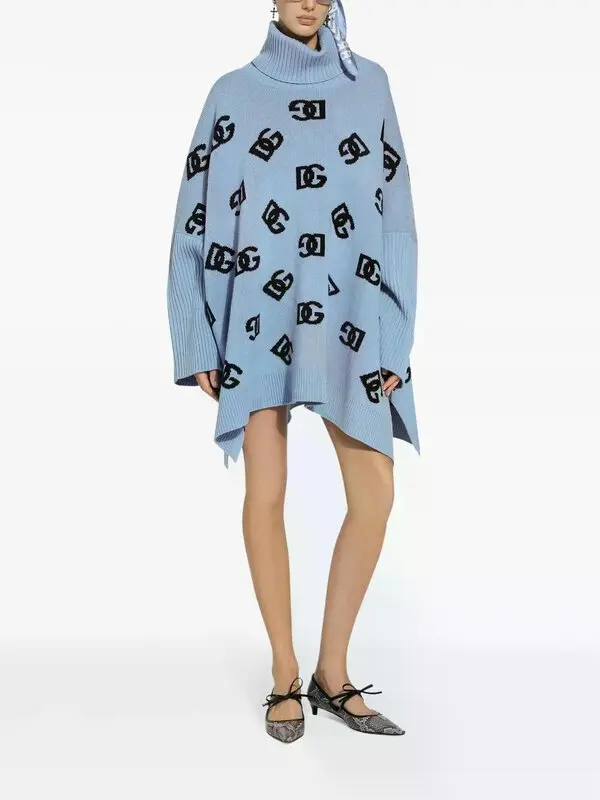 Dolce & Gabbana Logo Embroidered Coat