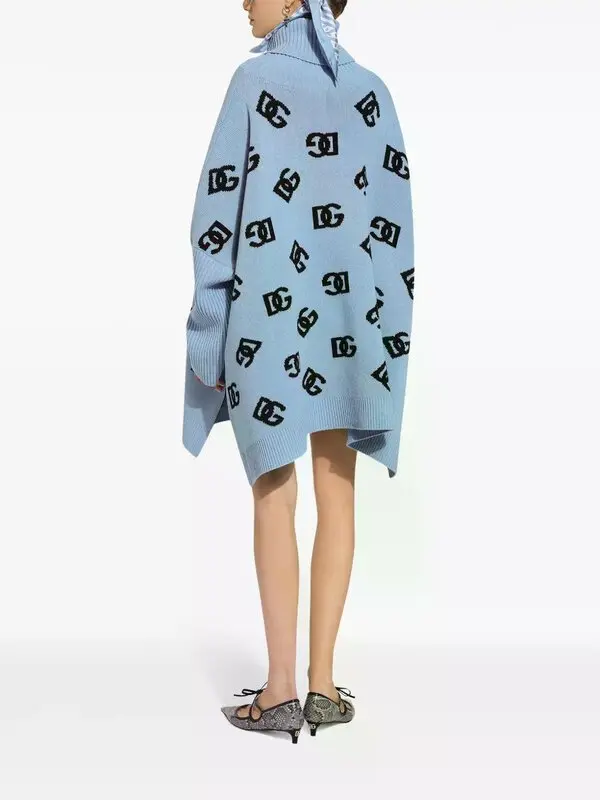 Dolce & Gabbana Logo Embroidered Coat