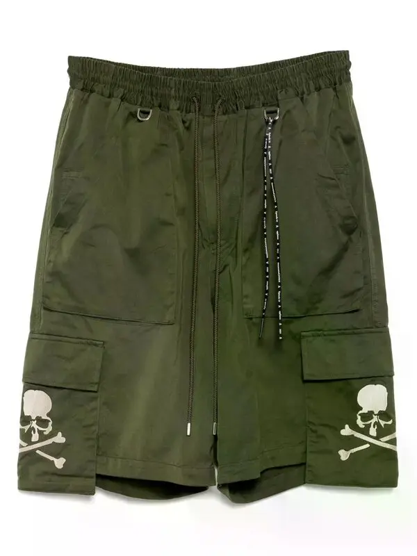 MASTERMIND WORLD Skull Cargo Shorts - Green