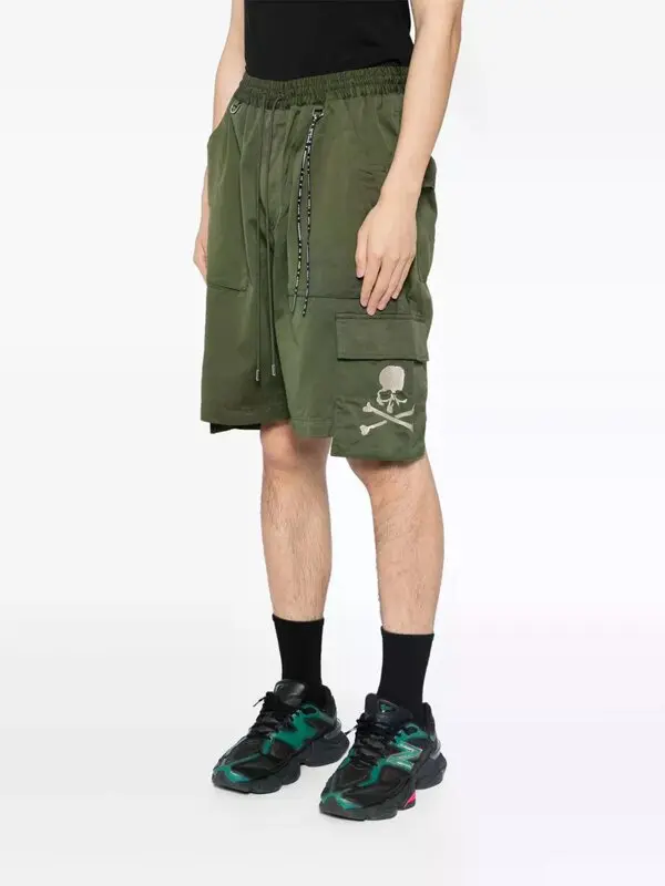 MASTERMIND WORLD Skull Cargo Shorts - Green