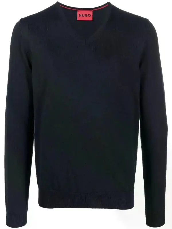 Hugo V-neck Long-sleeve Jumper